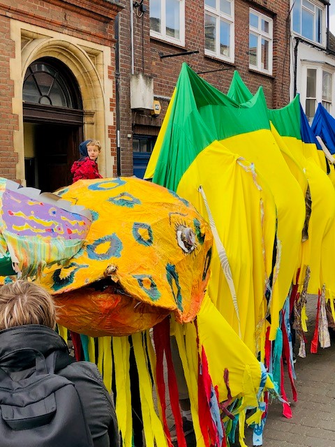 Eel Day 2020 - Community “Colour me in” Eel - Spotted in Ely