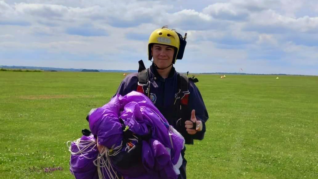 Ely Squadron Air Cadet Completes his First Solo Parachute Jump ...