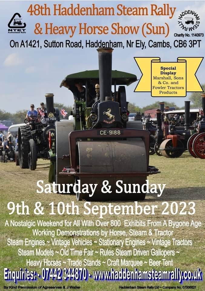 48th Haddenham Steam Rally and Heavy Horse Show - Spotted in Ely