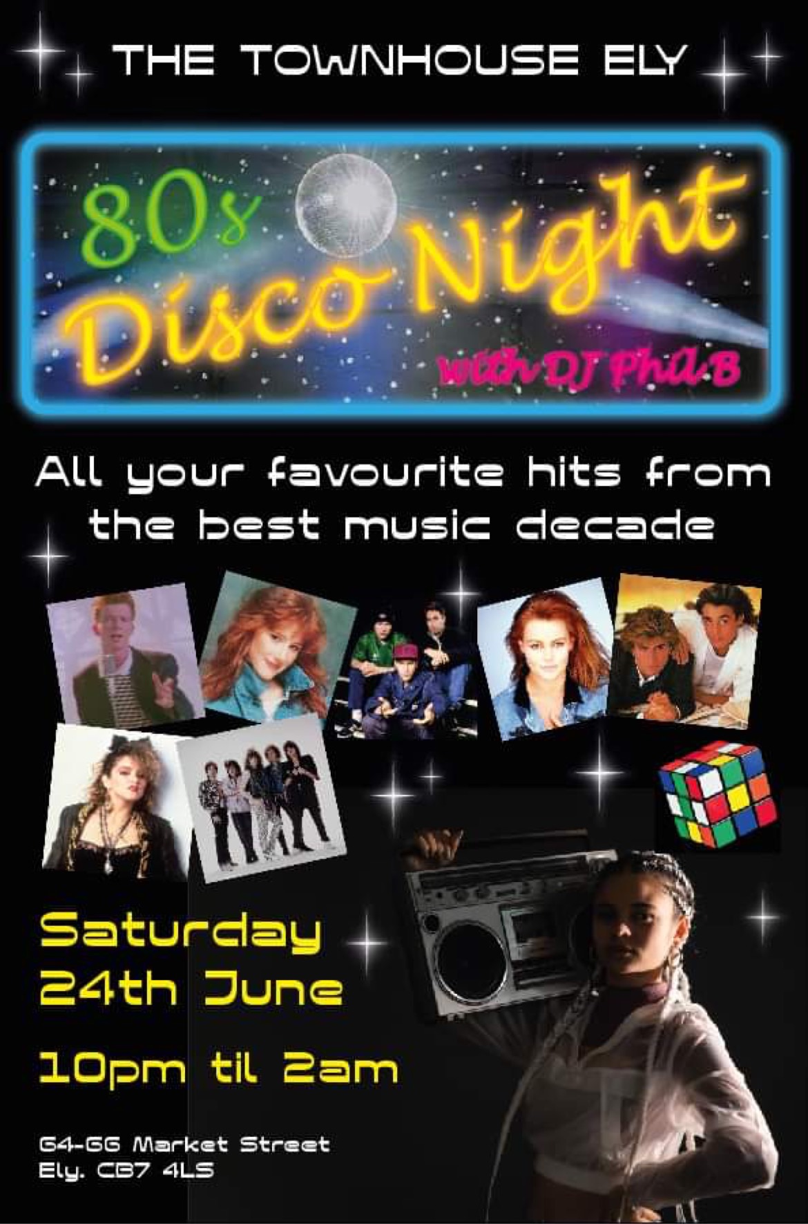 80’s Disco Night - Spotted in Ely