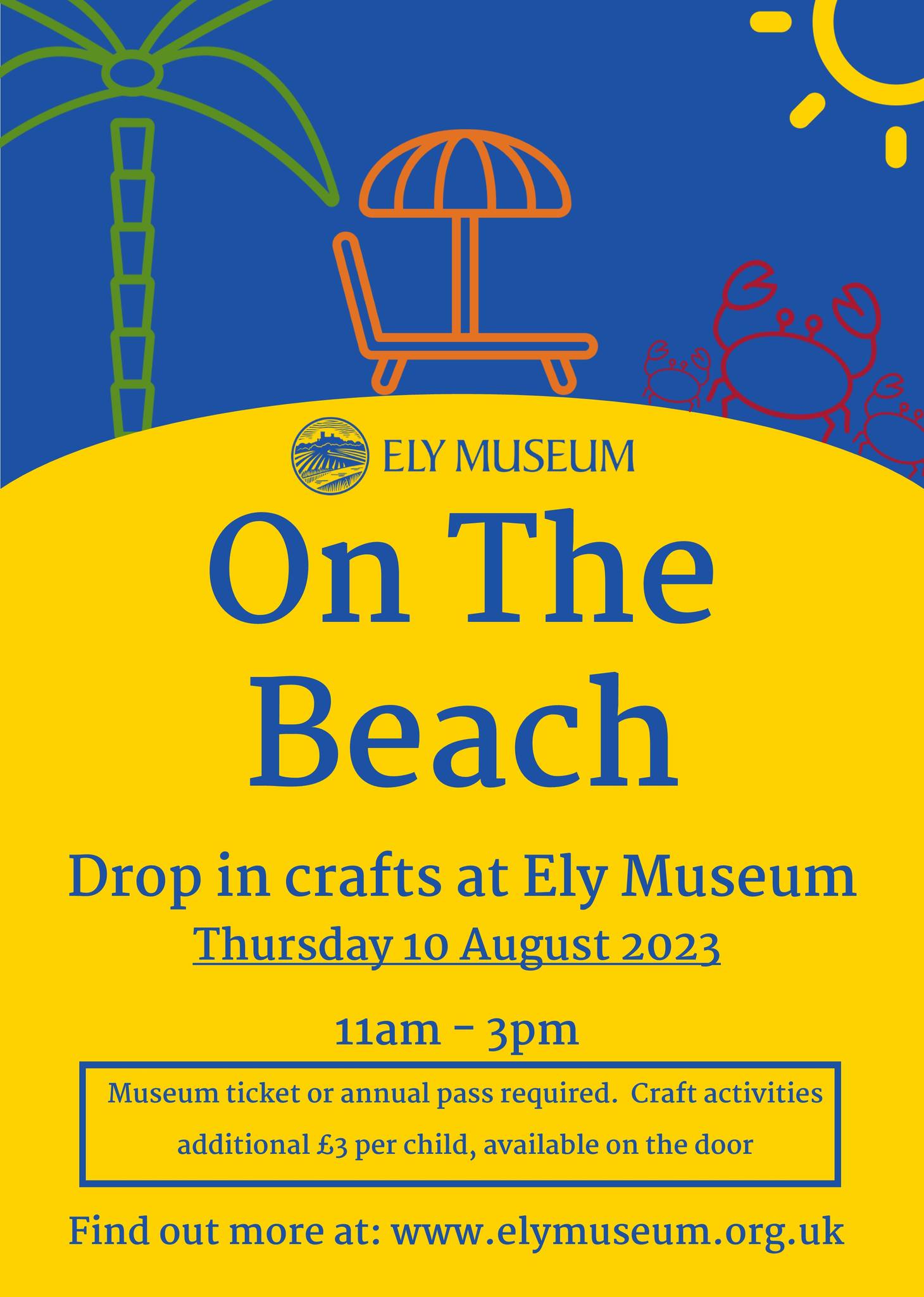 On The Beach: Summer Holiday Drop In Craft Day at Ely Museum - Spotted ...