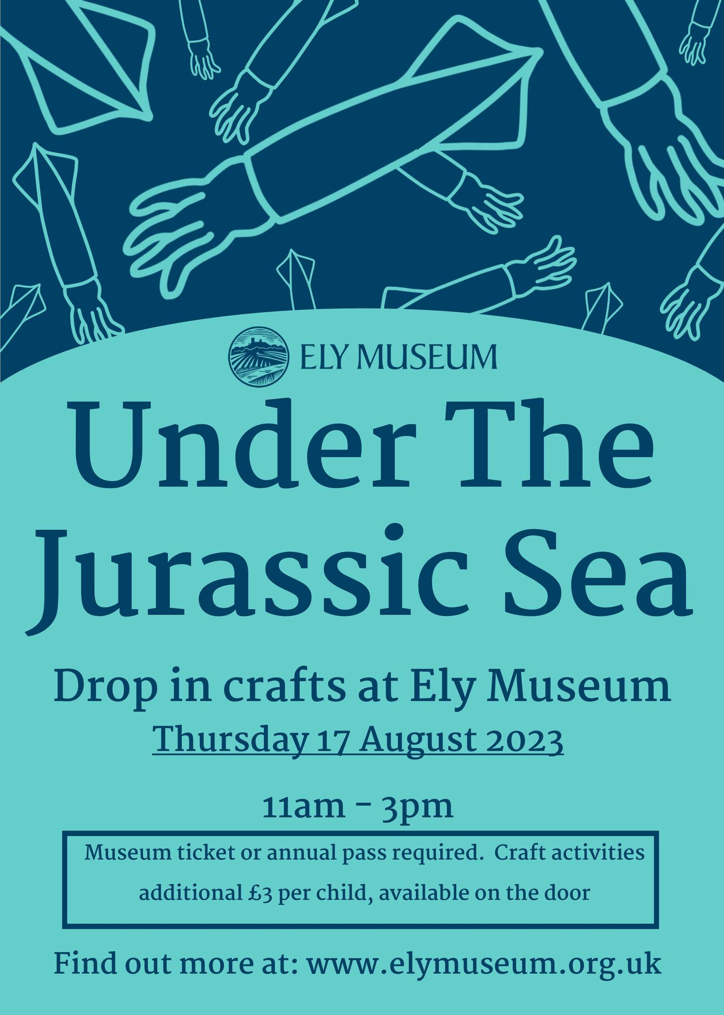 Under The Jurassic Sea: Summer Holiday Drop In Craft Day at Ely Museum ...