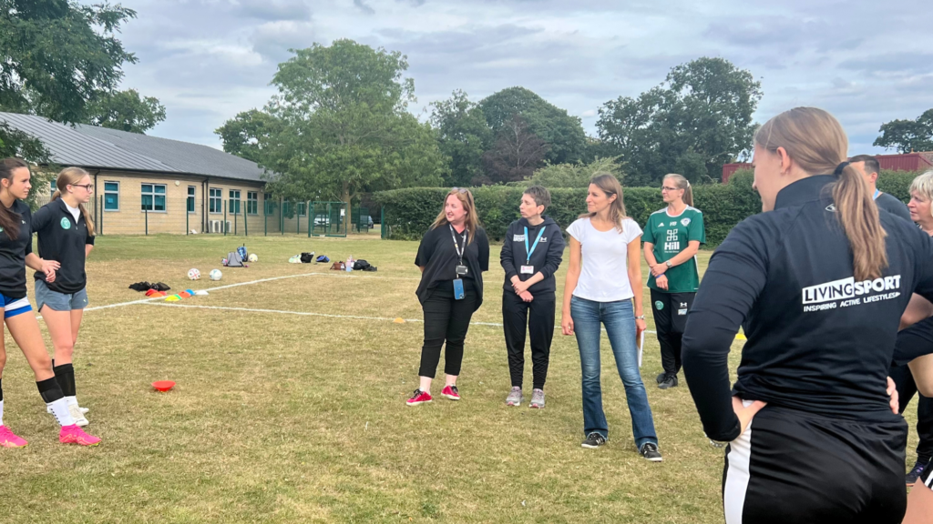 Lucy Frazer Attends Soham Town Rangers U16 Girls Training to Discuss ...