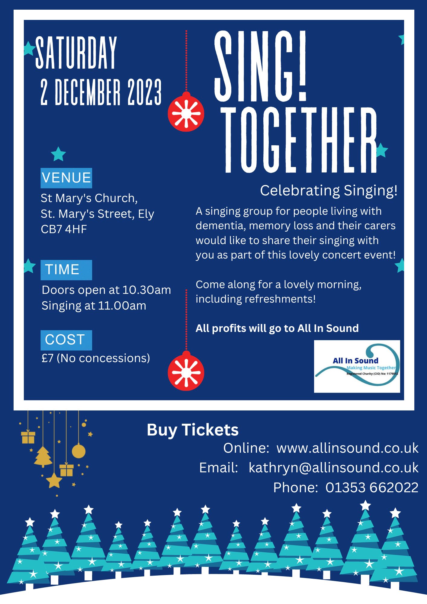 Sing! Together - Celebrating Singing Christmas Concert - Spotted in Ely