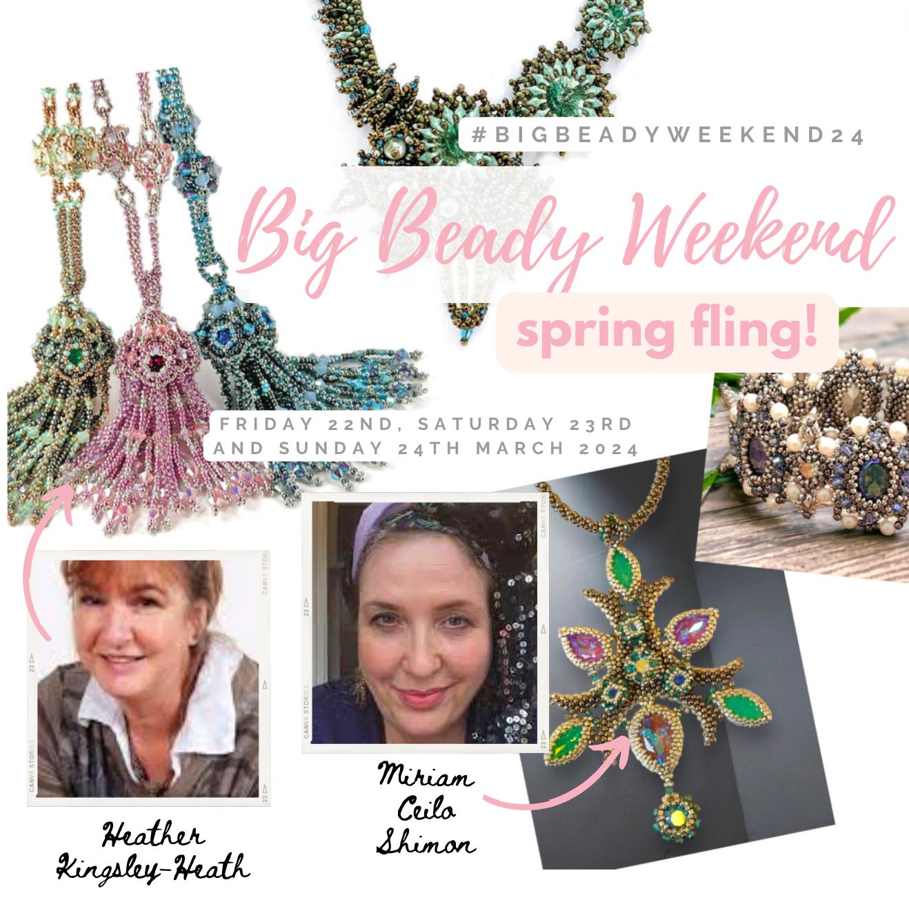 Big Beady Weekend with Heather Kingsley Heath & Miriam Shimon - Spotted ...