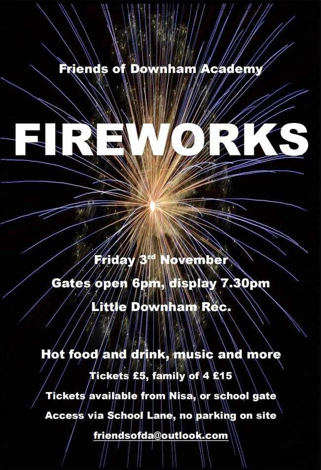 FODA Little Downham Fireworks - Spotted in Ely