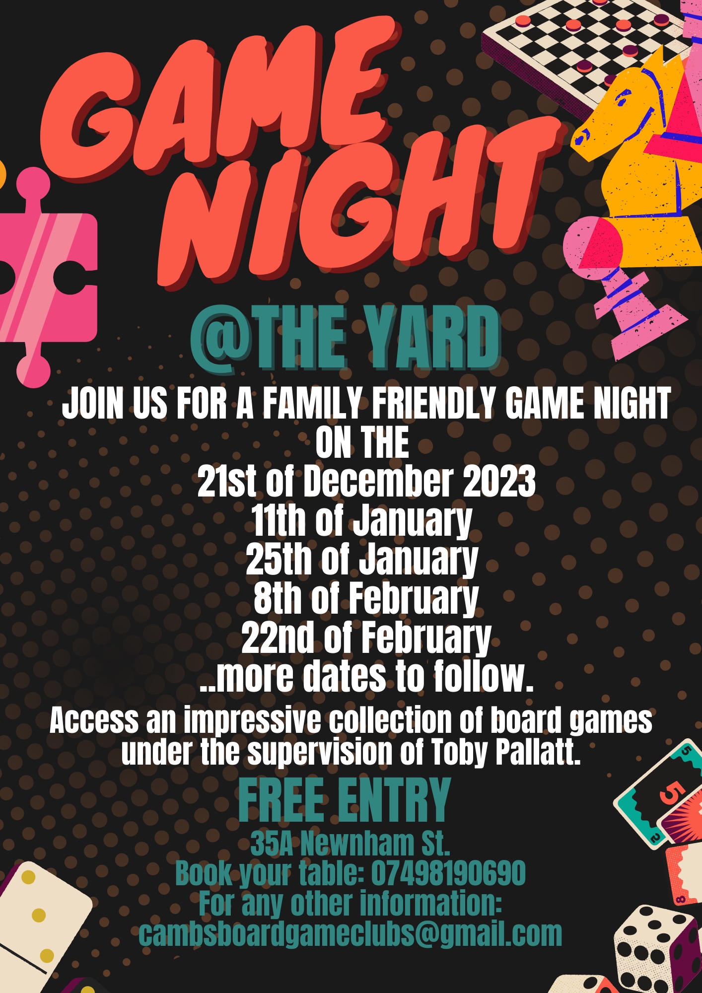 Game Night - Spotted in Ely