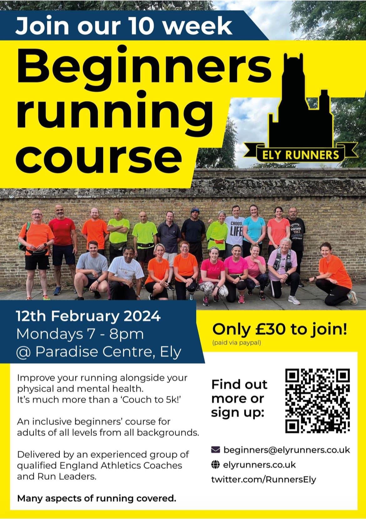 Ely Runners Beginners' Running Course - Spotted in Ely