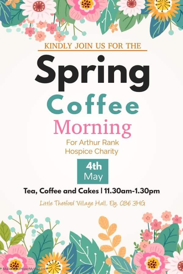 Spring Coffee Morning - Spotted in Ely