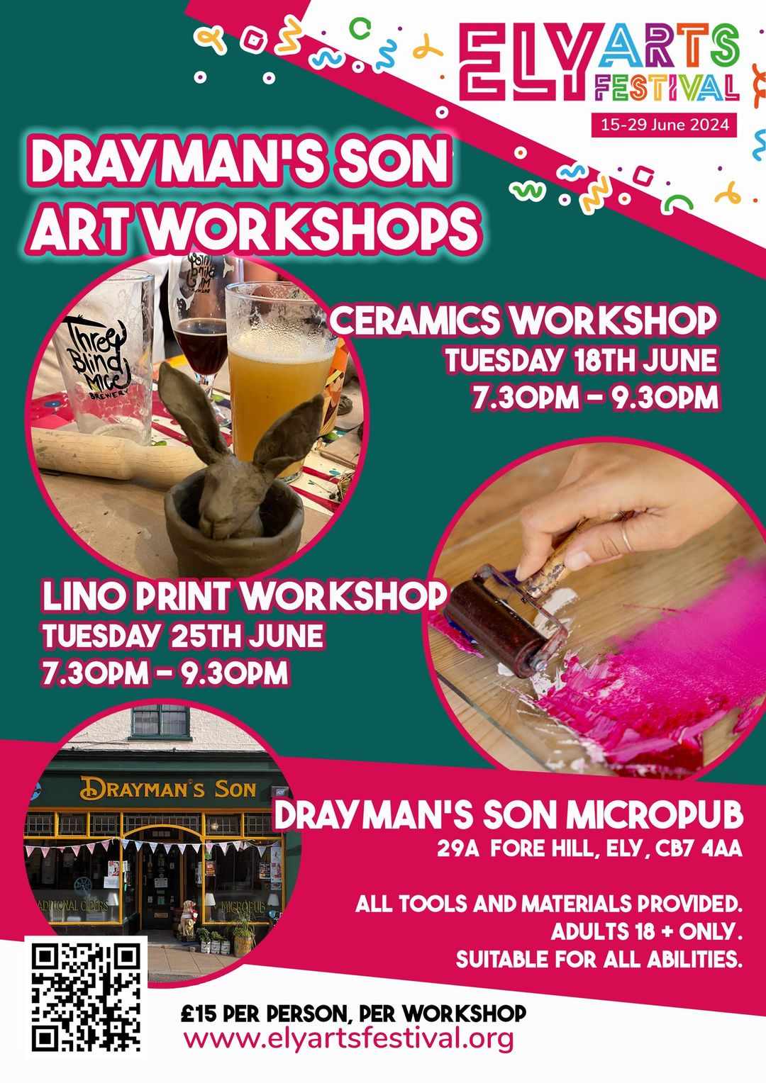 Drayman's Son Art Workshops - Spotted in Ely