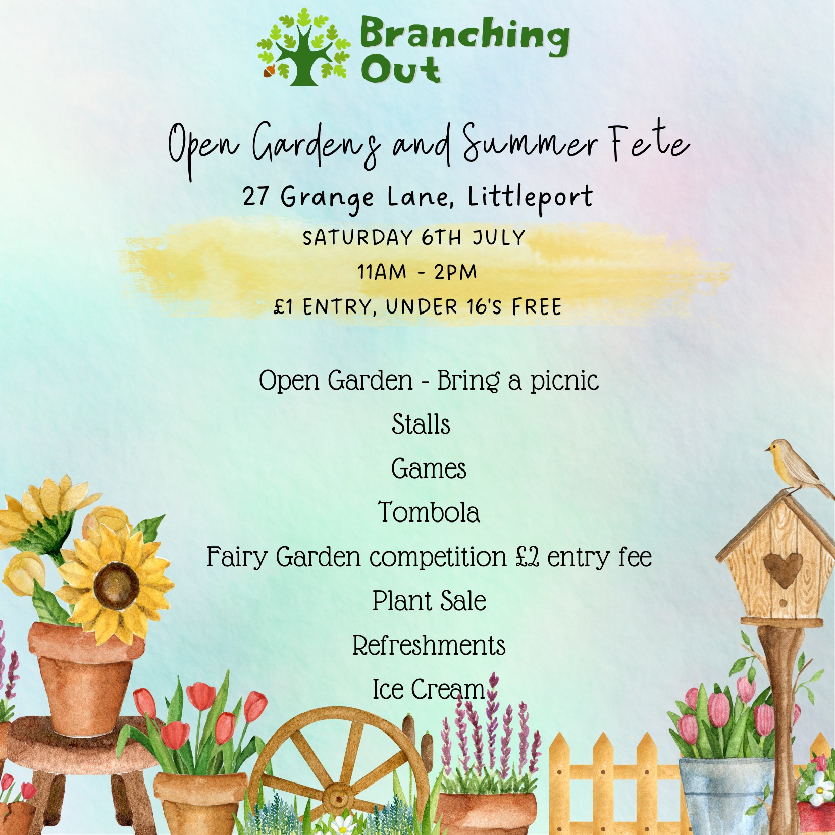 Branching Out Open Gardens and Summer Fete - Spotted in Ely