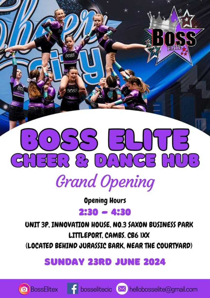 Boss Elite Cheer and Dance Hub Grand Opening - Spotted in Ely