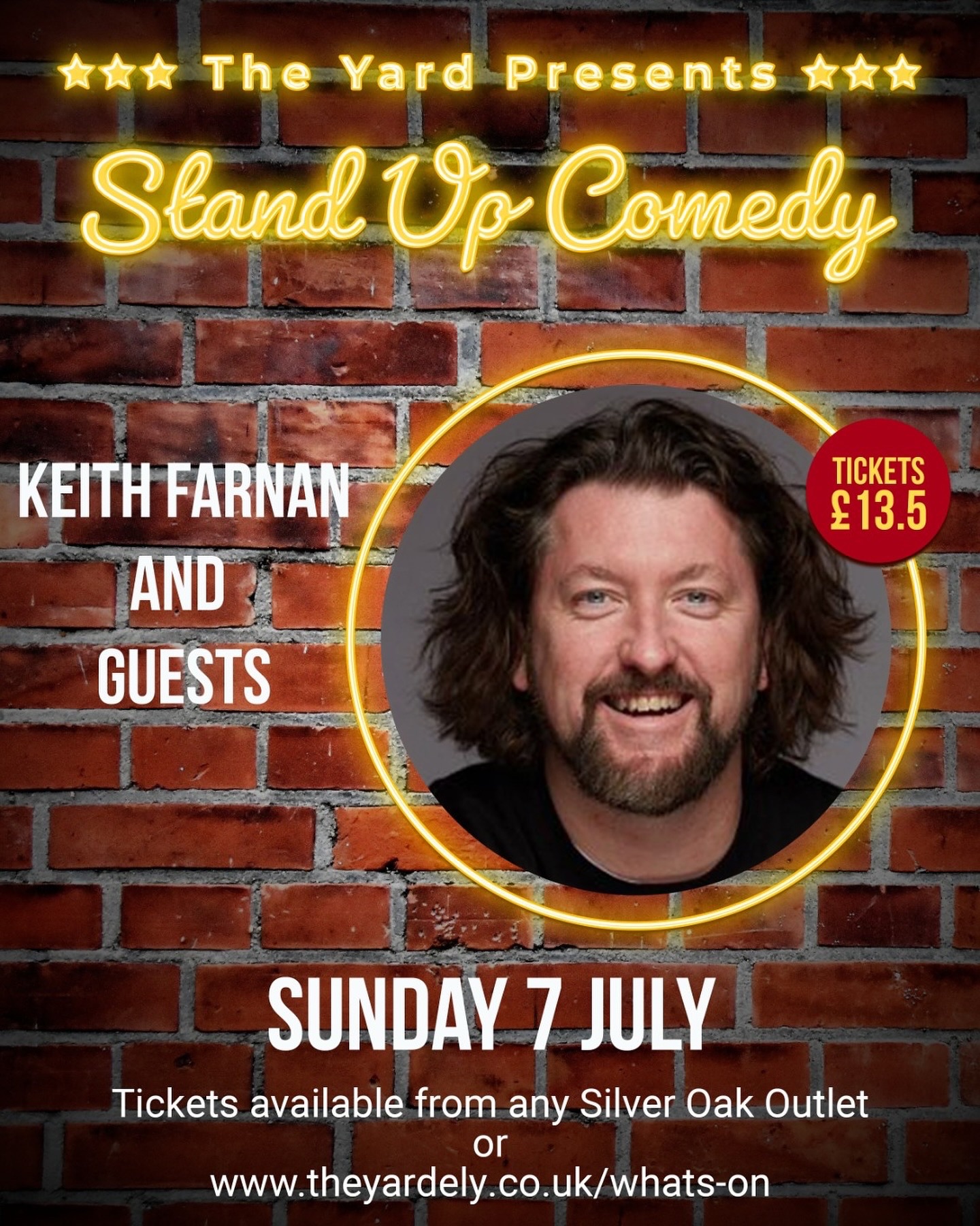 Stand Up Comedy - With Keith Farnan and Guests - Spotted in Ely