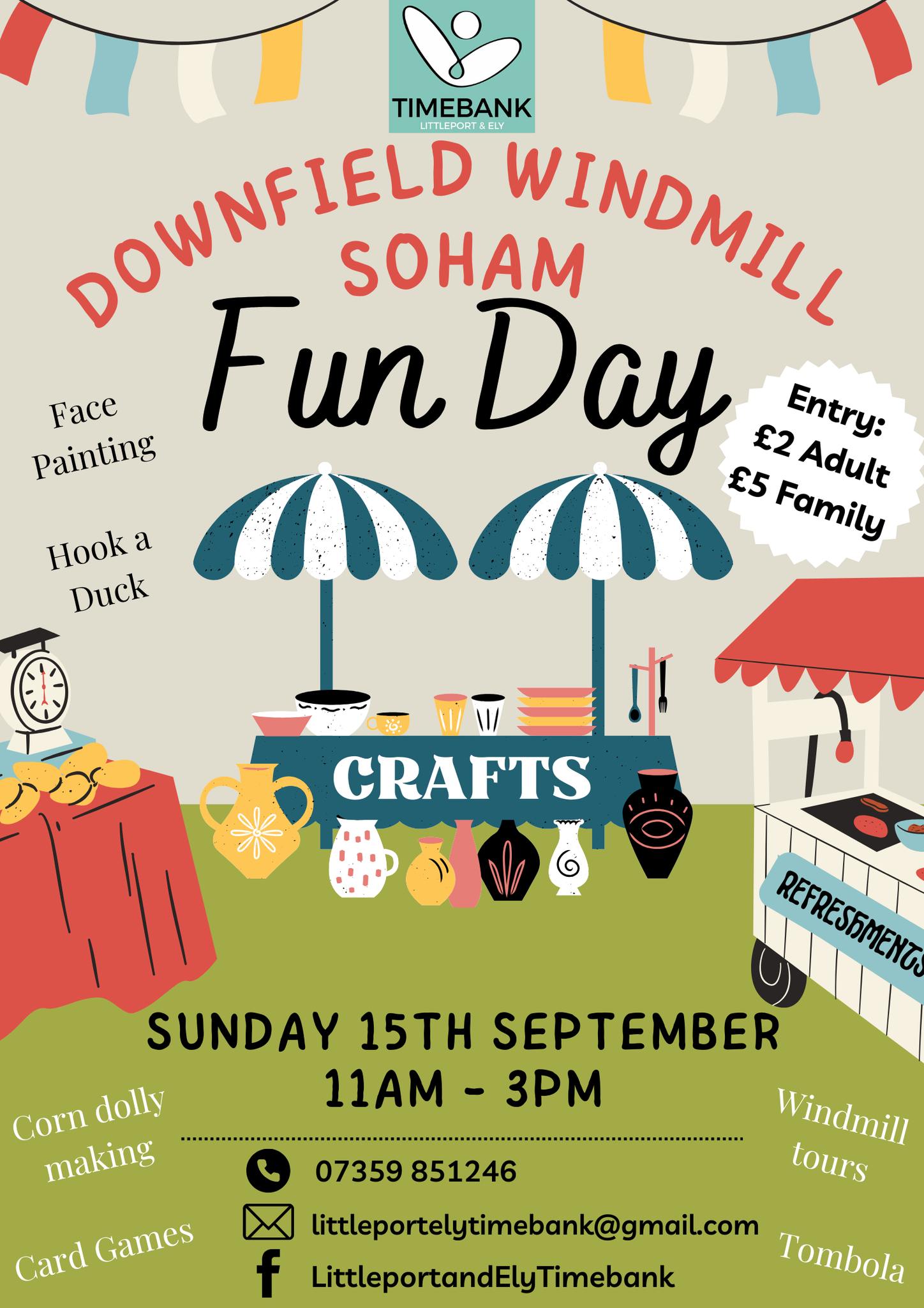Downfield Windmill, Soham Fun Day - Crafts, Stalls, Refreshments ...