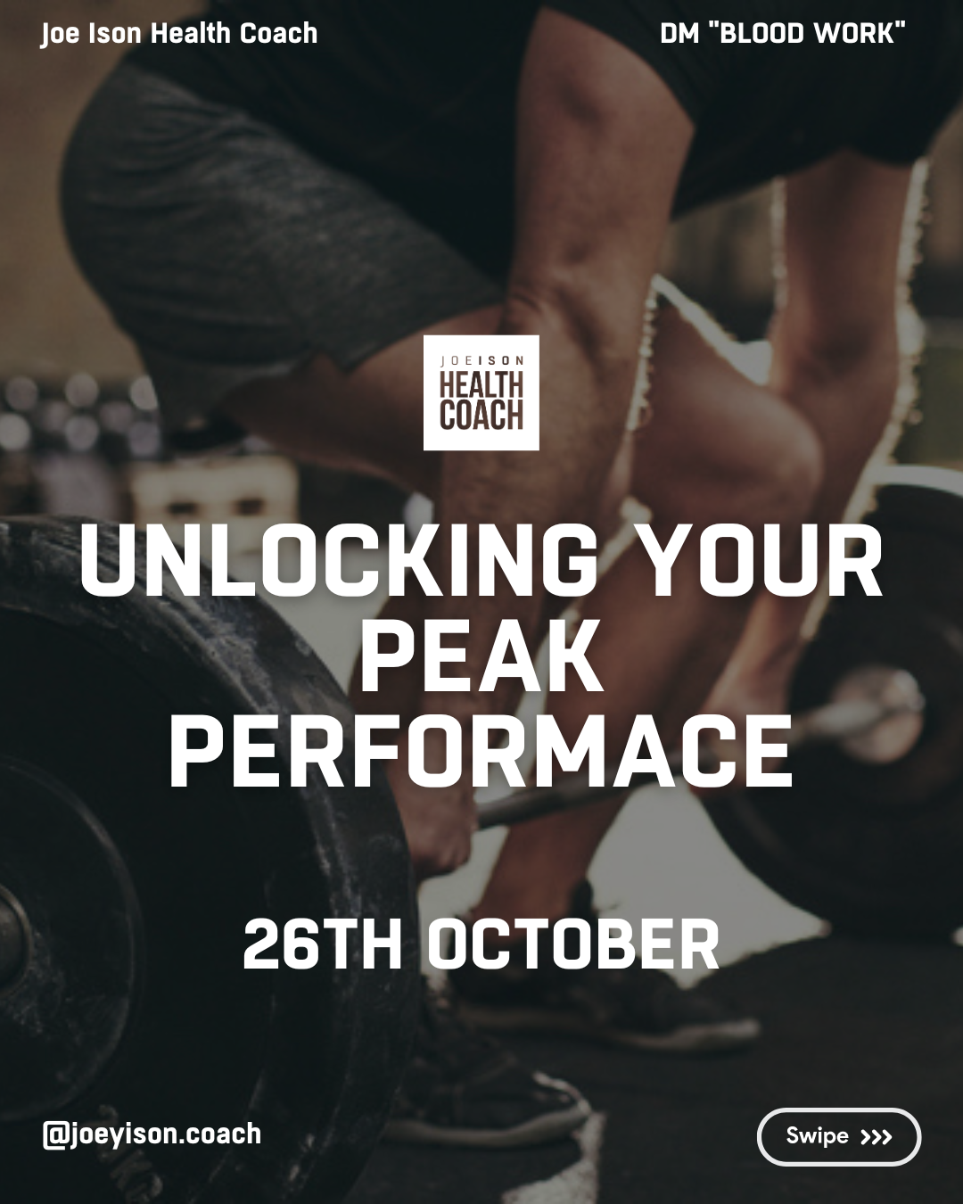 Free Seminar from Health Coach Joe Ison - Spotted in Ely