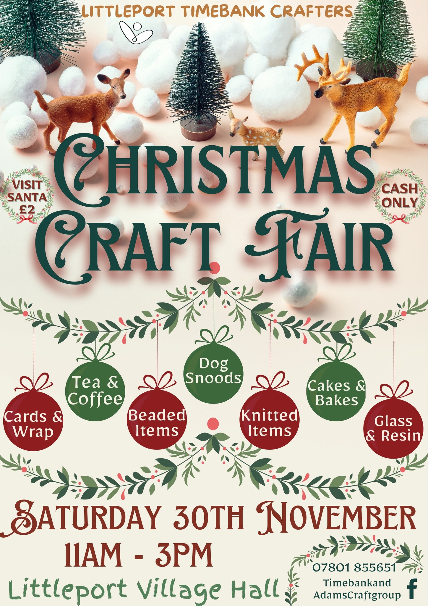 Christmas Craft Fair - Homemade Gifts, Bakes and Café - Spotted in Ely