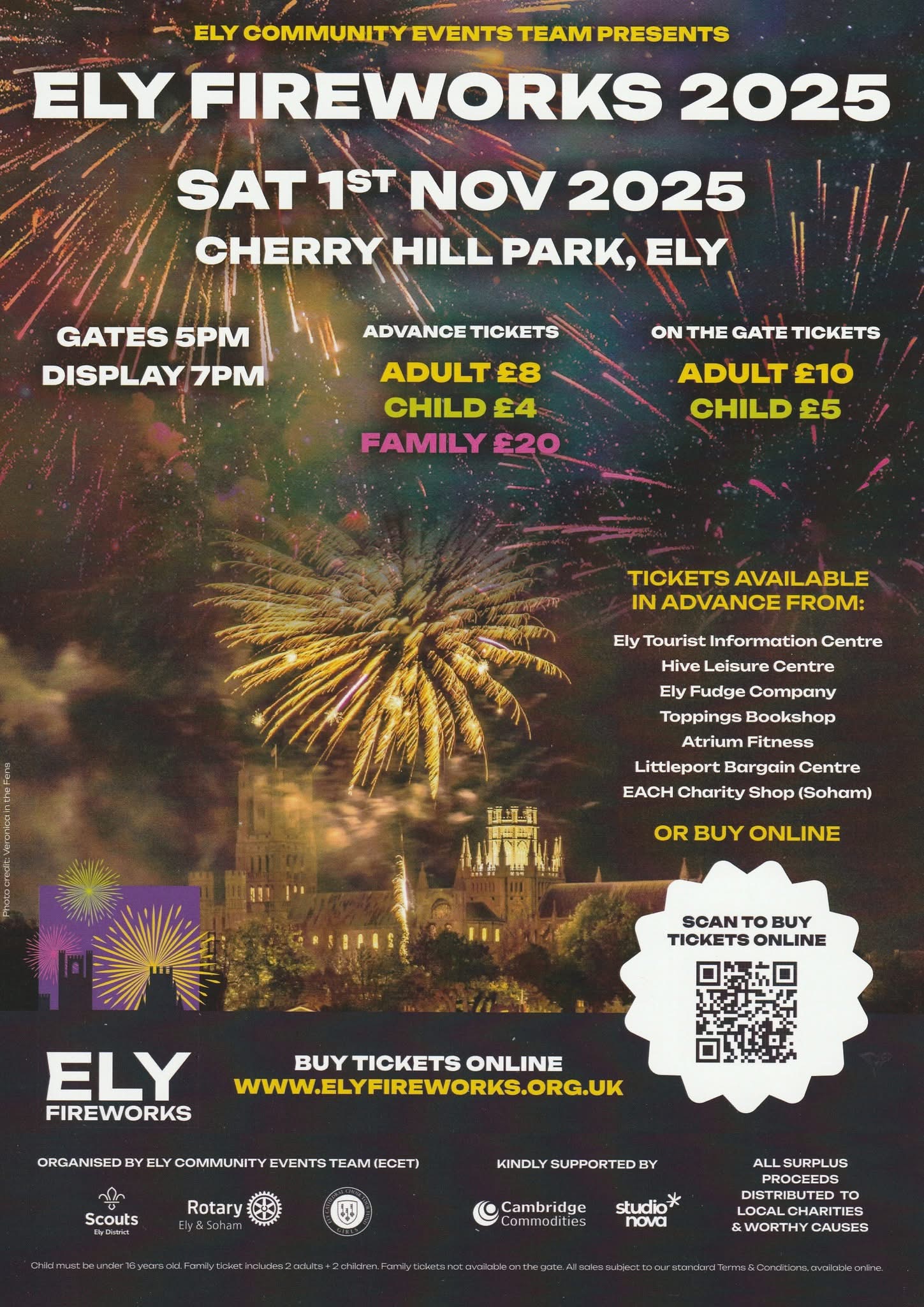 Ely Fireworks 2025 - Spotted in Ely