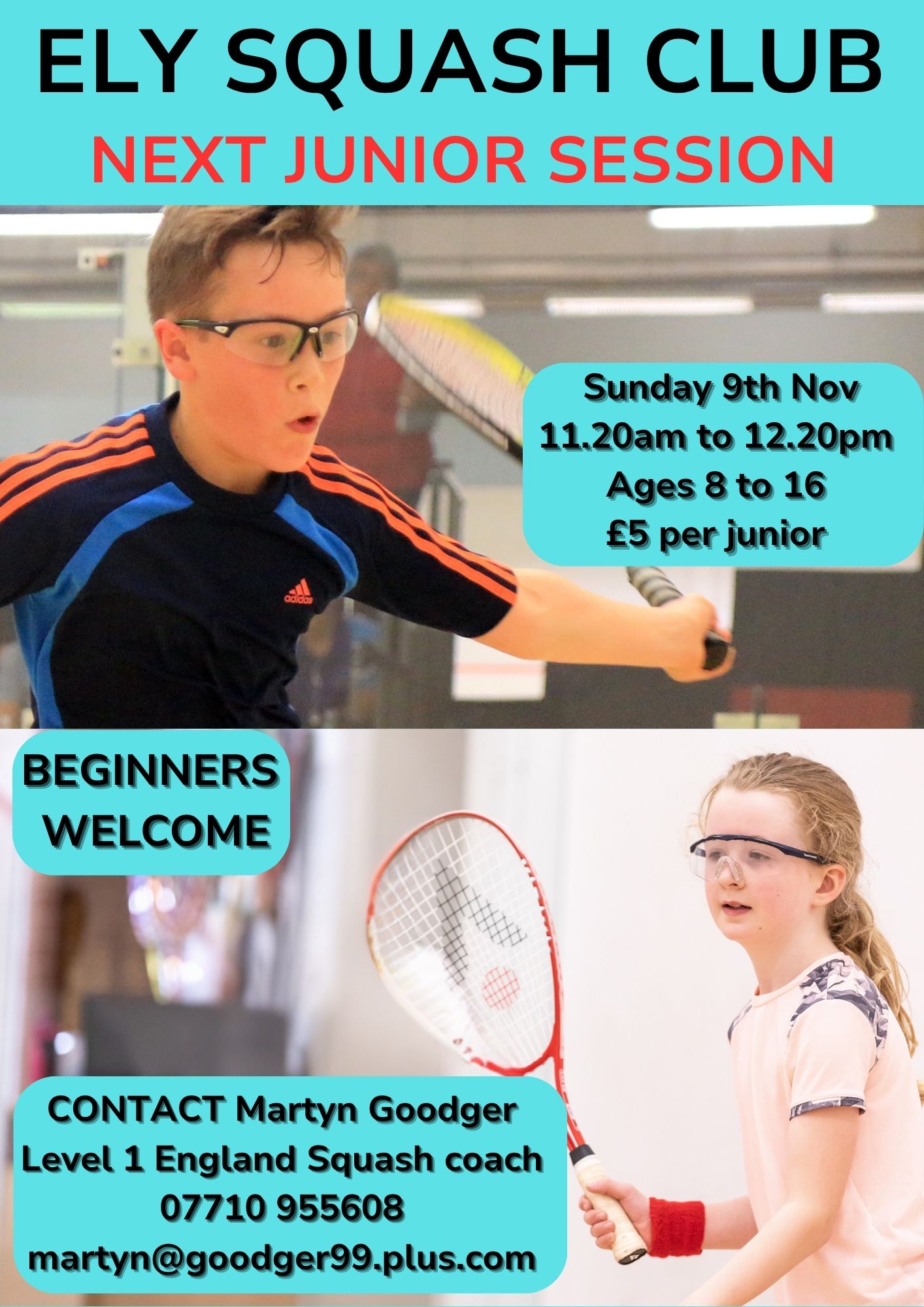 Junior Squash - Spotted in Ely