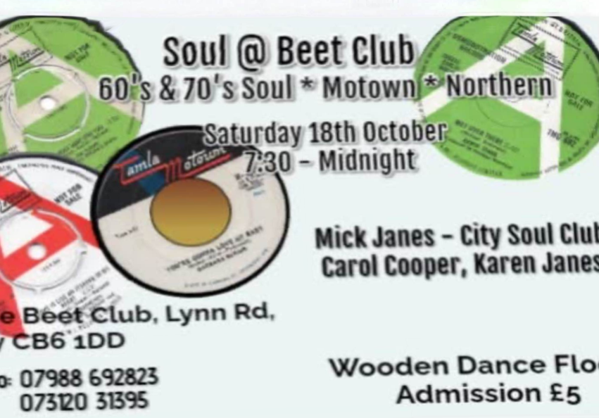 Soul @ Beet Club - Spotted in Ely
