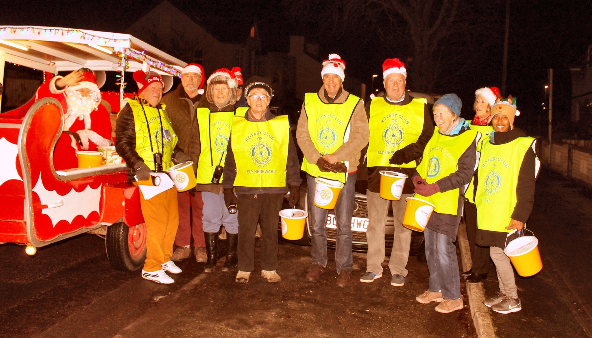 Rotary Club Santa's Sleigh Schedule - Spotted in Ely